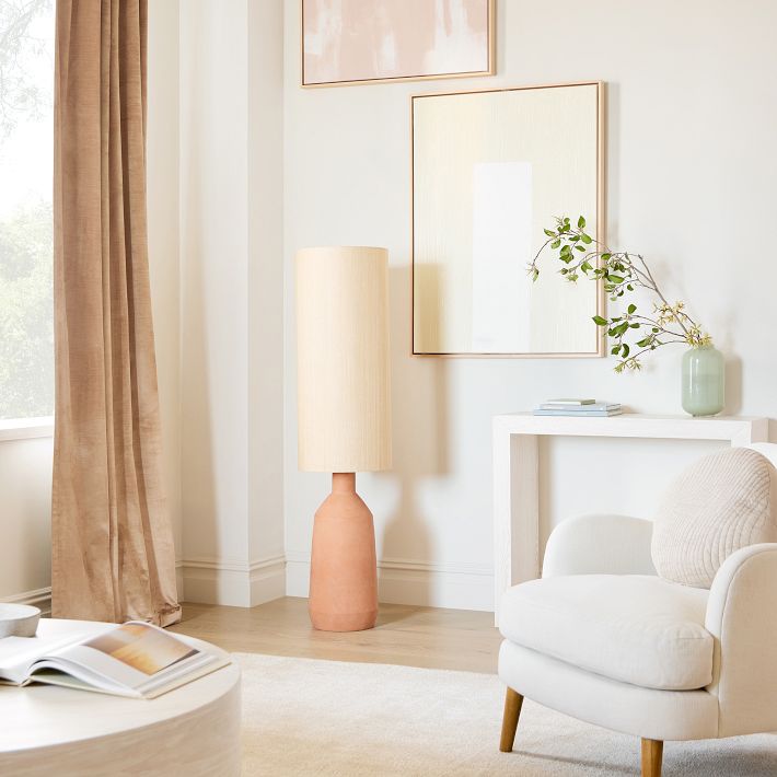 Brynn Terracotta Floor Lamp Elegant Lighting West Elm