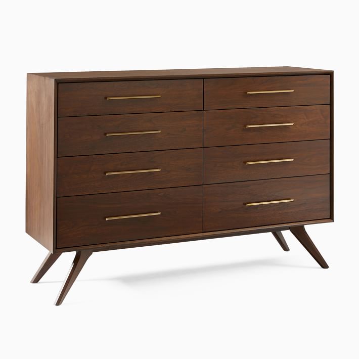 West elm mid century 8 drawer dresser store