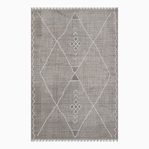 Diamond Origin Rug - Modern Grey Patterned Rug | West Elm
