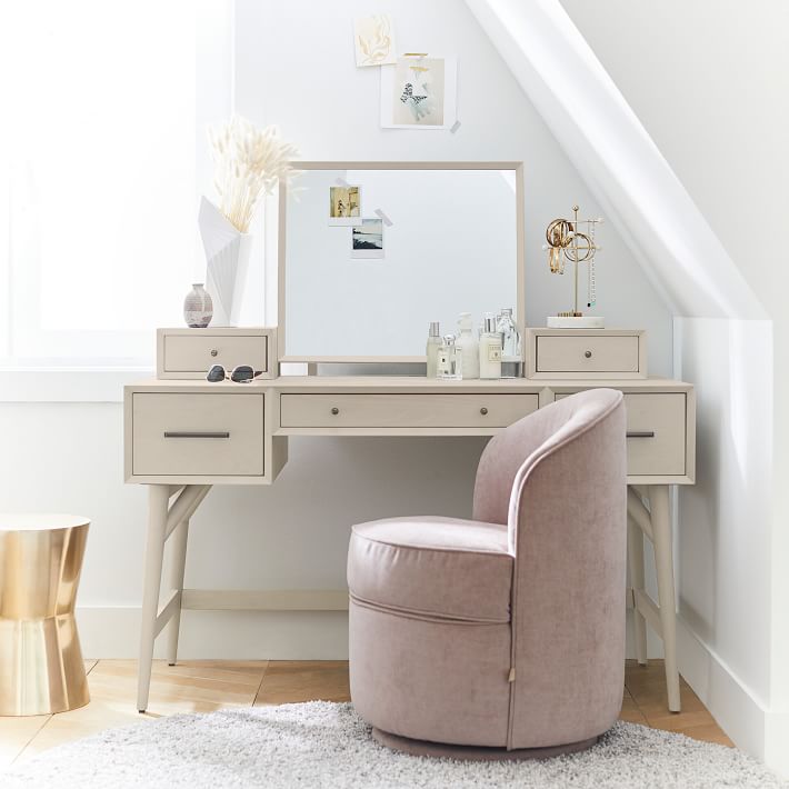 Mid century modern vanity desk store