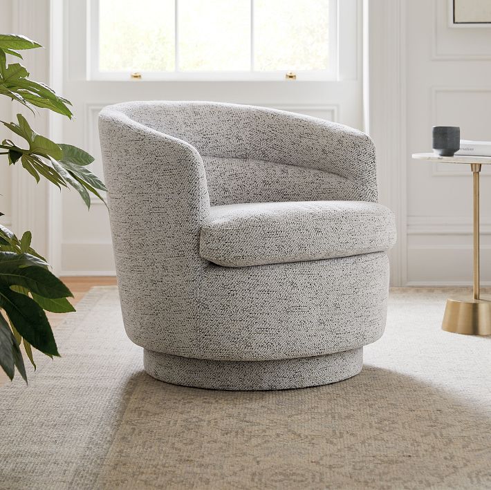 West elm chairs swivel store
