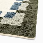 Framed Blocks Shag Wool Rug | West Elm