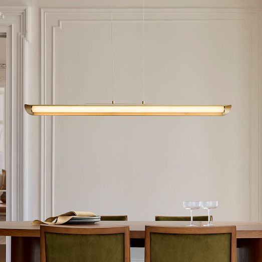 Adele LED Linear Chandelier (48") | West Elm