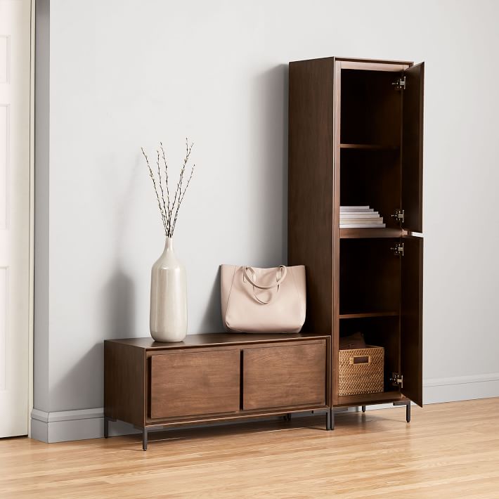 Nolan Entryway Closed Cabinet Bench Set