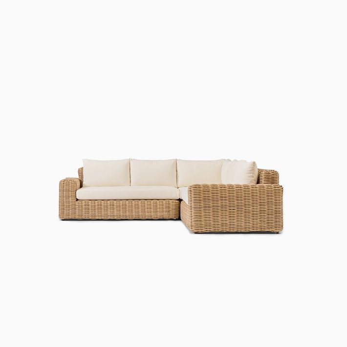 Westport Outdoor 3 Piece L Shaped Sectional 108