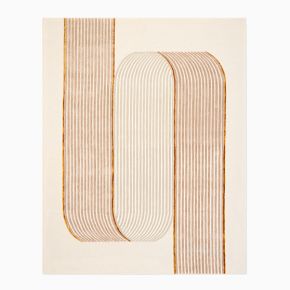 Ribbon Tufted Wool Rug | West Elm