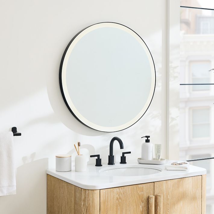 Circle mirror cabinet store