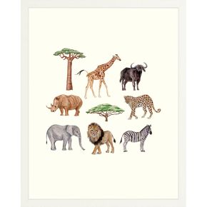 Safari Framed Wall Art by Lana's Shop | West Elm