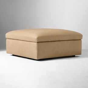 Harmony Modular Leather Motion Ottoman | West Elm