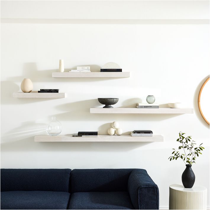 West elm floating bookshelf store