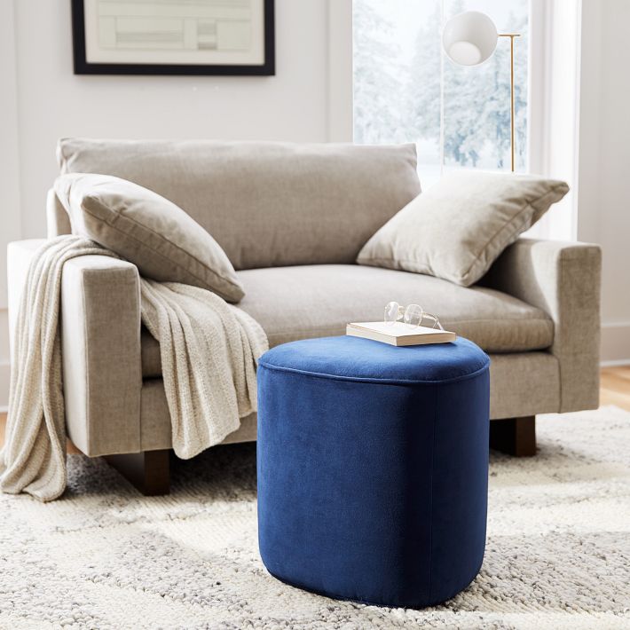 Pebble Ottoman - Stylish & Versatile Living Room Accent | West Elm