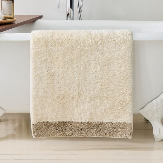 Cotton Linen Bath Mat | West Elm