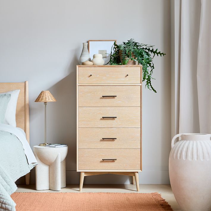 Mid century tall chest of drawers store