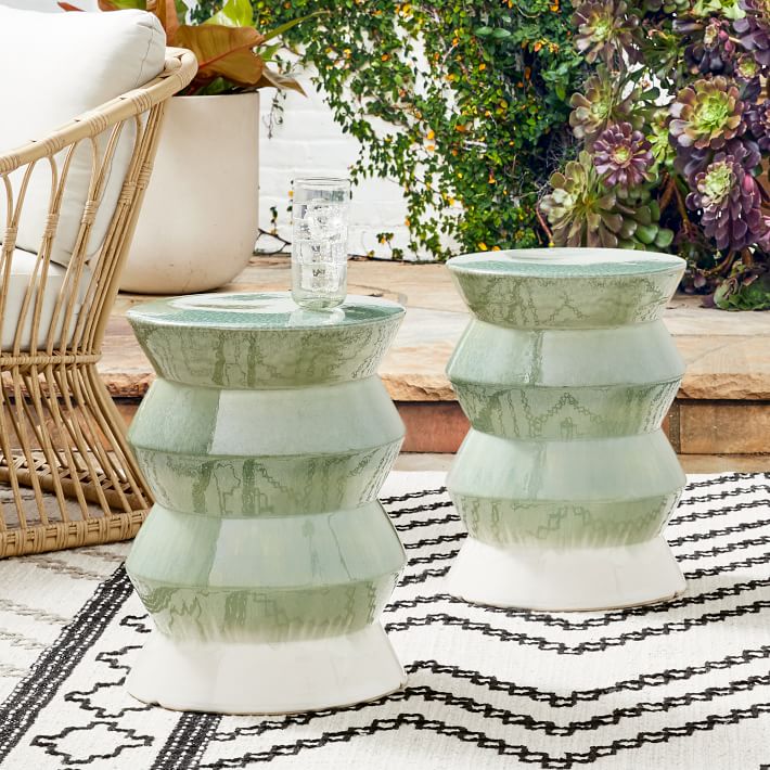 West elm garden stool store