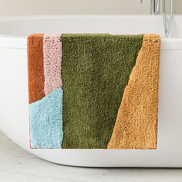 Organic Angled Modern Bath Mat West Elm