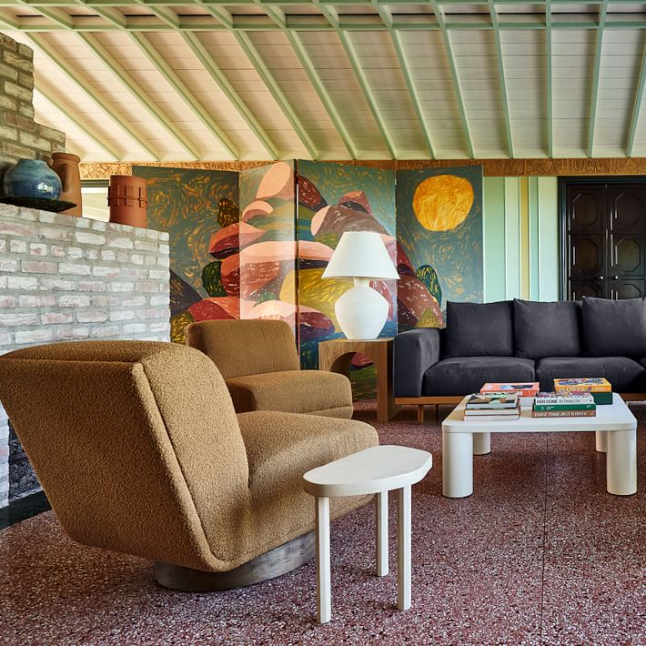 West elm coffee table square store