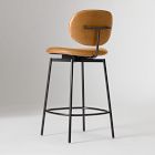 Flynn Leather Bar & Counter Stool - Modern Seating | West Elm