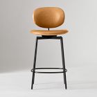 Flynn Leather Bar & Counter Stool - Modern Seating | West Elm