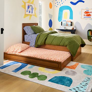Gemini Twin Bed With Trundle Pack We White West Elm