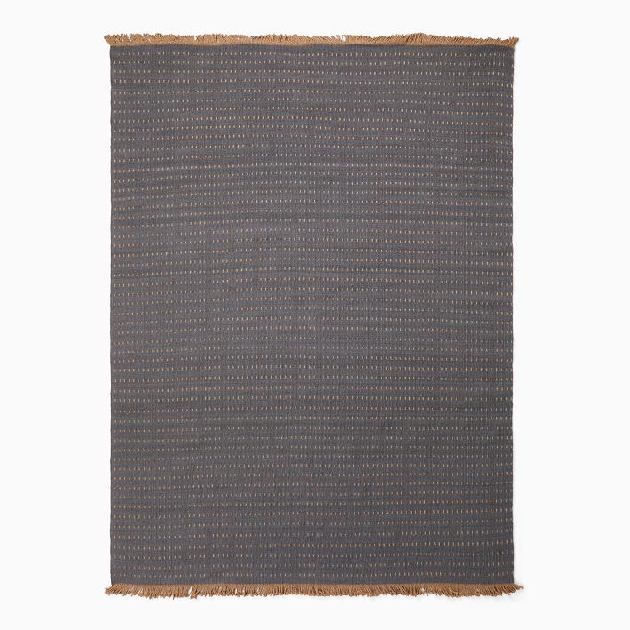 Simple Dash Wool Jute Rug - Modern Natural Fiber Design | West Elm