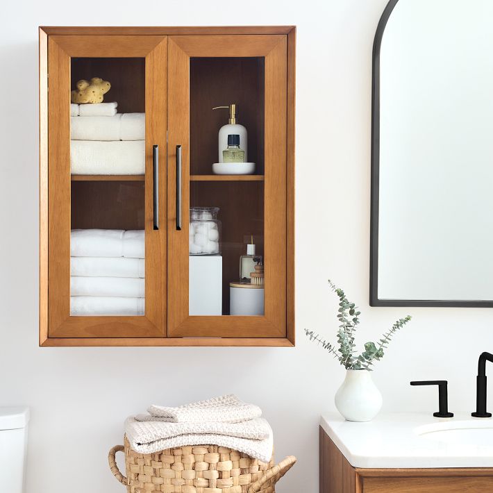 Bathroom storage hutch store