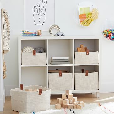 Bookshelf with cubbies store