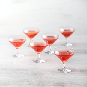 Schott Zwiesel Pure Crystal Short Stem Martini Glasses (Set of 6) | West Elm