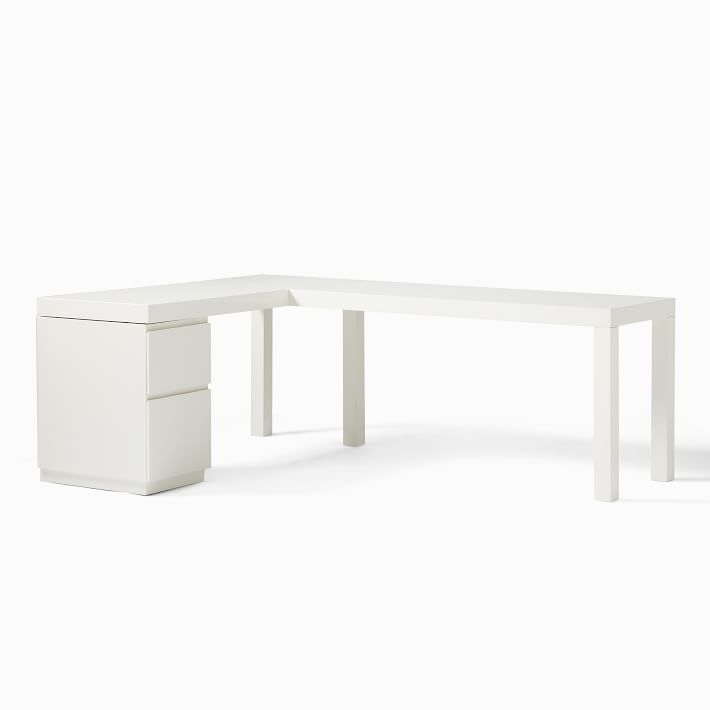 L shaped parsons desk store