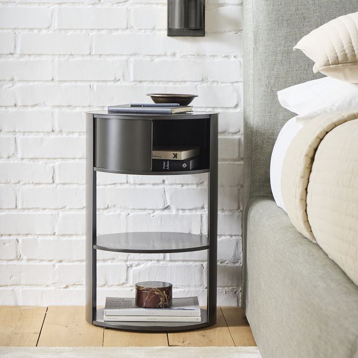 Dark bronze nightstand store