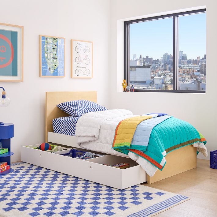 Ziggy Storage Trundle Bed West Elm