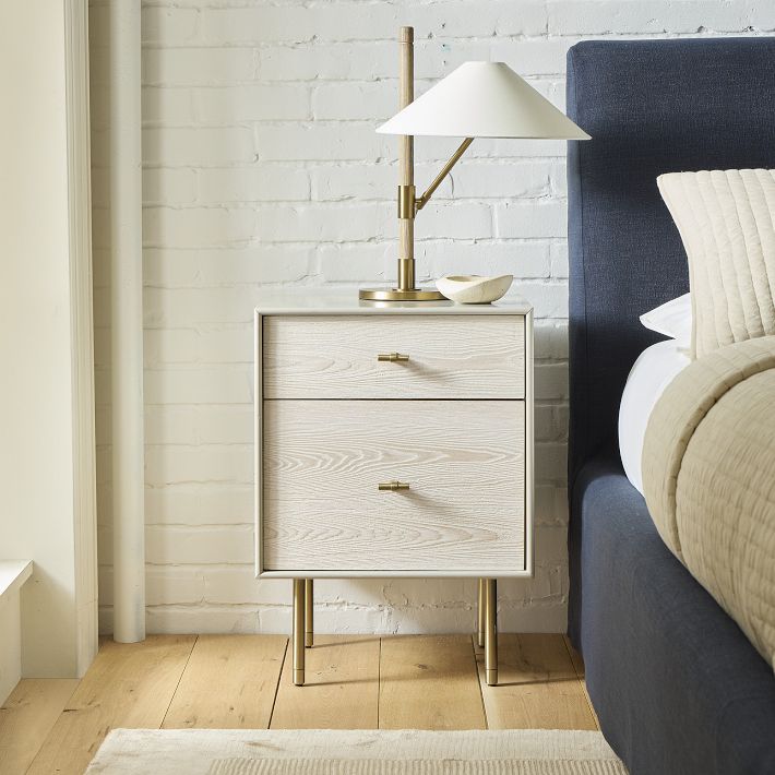 White nightstand west elm store