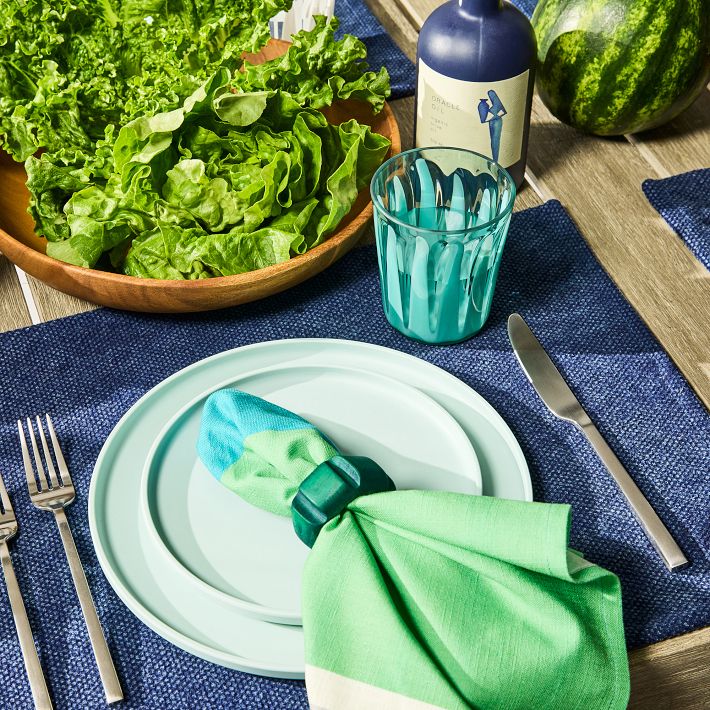 Modern Melamine Outdoor Dinner Plate Sets