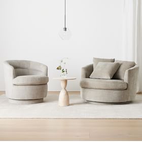 West elm cozy swivel chair store