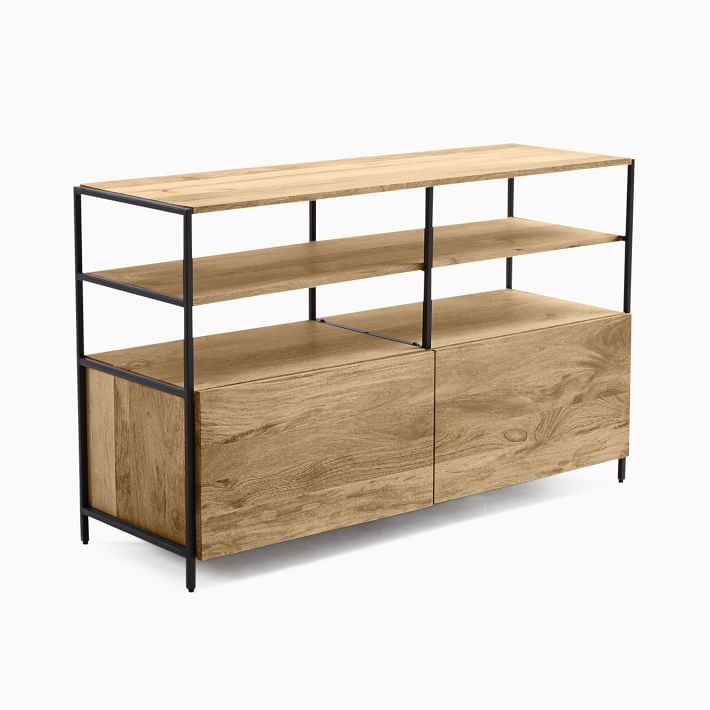 West elm industrial media console store