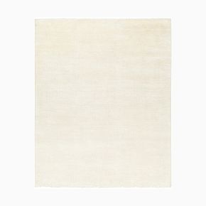 Hand-Knotted Solid Wool Rug | West Elm