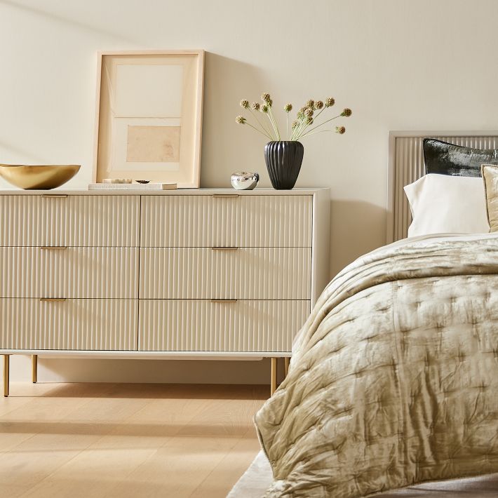 West elm raffia dresser store