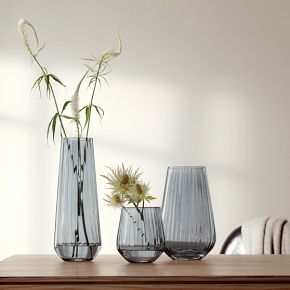 Zinc Glass Vase | West Elm