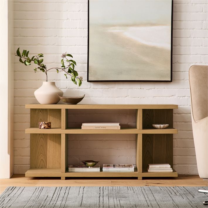 Wallace Modular Low Shelf Unit (52"–72") | West Elm