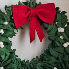 Felt Mistletoe Wreath | West Elm