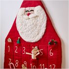 Santa Advent Calendar - Handcrafted Holiday Decor | West Elm