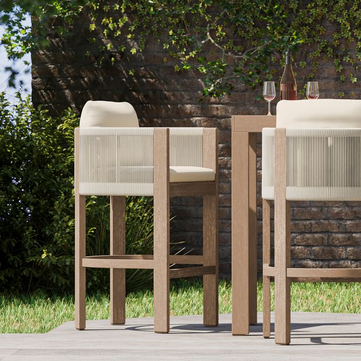 Porto Outdoor Bar Stool | West Elm