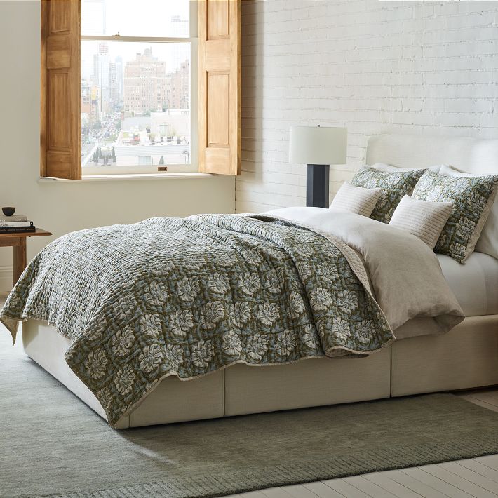 Lennon Floral Reversible Quilt & Shams | West Elm
