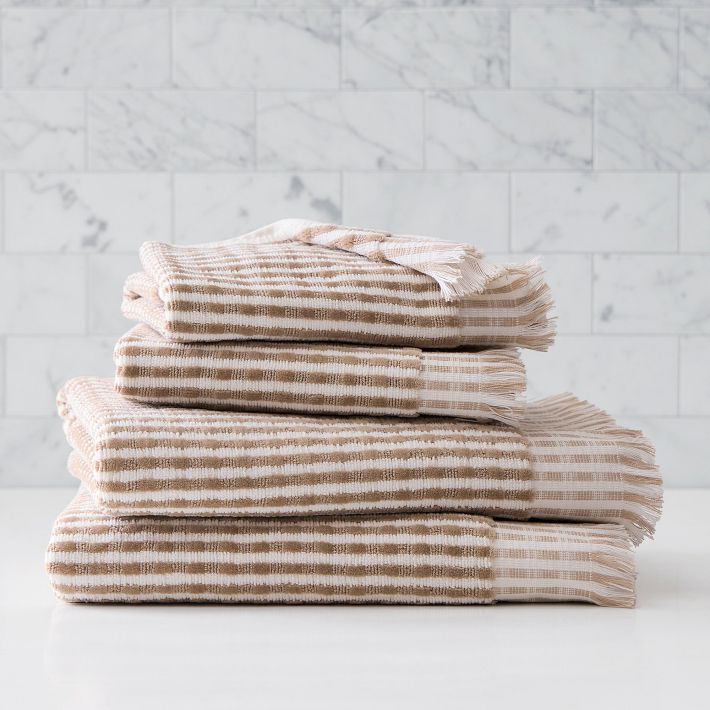 Luxe Stripe Towel Sets | West Elm