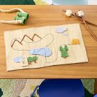 Felt Foldable Map | West Elm