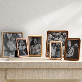 Modern Rounded Wooden Tabletop Frames | West Elm