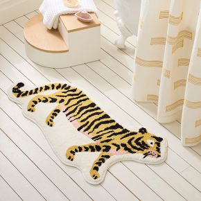 Kids Animal Safari Tiger Bath Mat | West Elm