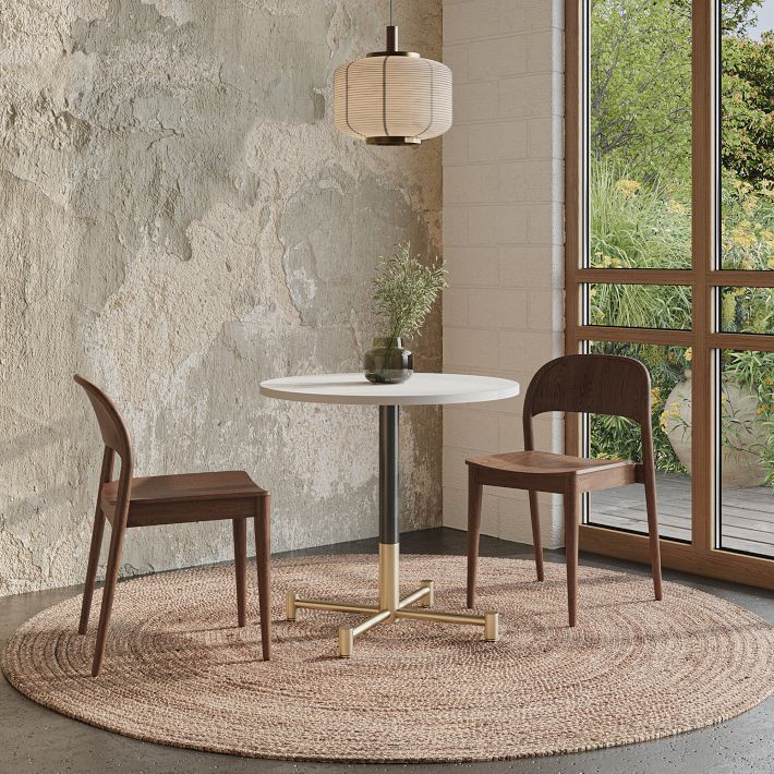 Branch Restaurant Round Dining Table - Quartz | West Elm