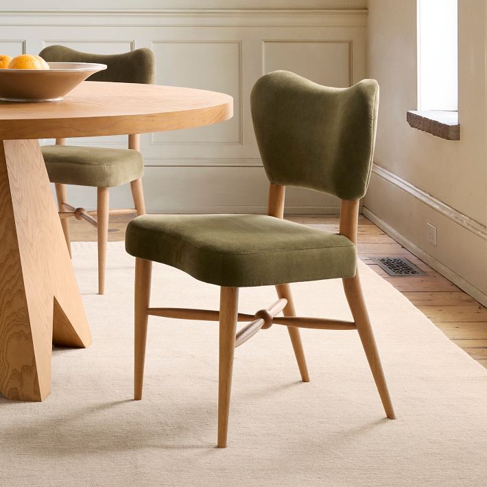 Pierce & Ward Curved Back Dining Chair | West Elm