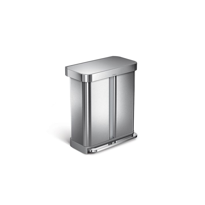 simplehuman Dual Compartment Recycler | West Elm