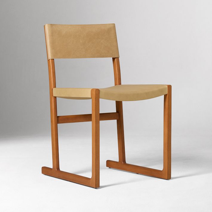 Open Box: Clyde Leather Dining Chair | West Elm